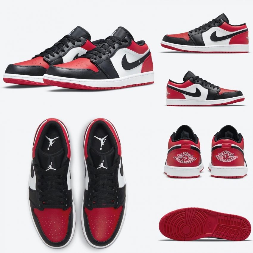 NIKE AIR JORDAN 1 LOW BRED TOEが1/30、1/31に国内発売予定【直リンク有り】 - FASHION FALE