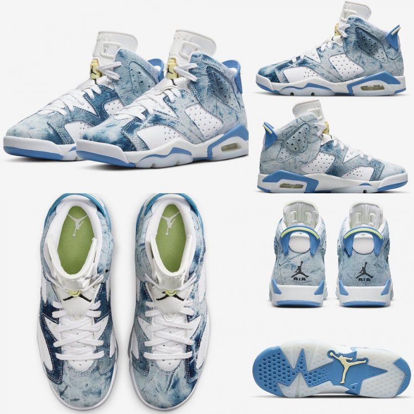 NIKE AIR JORDAN 6 GS WASHED DENIMが4/22に国内発売予定【直リンク有り】 - FASHION FALE