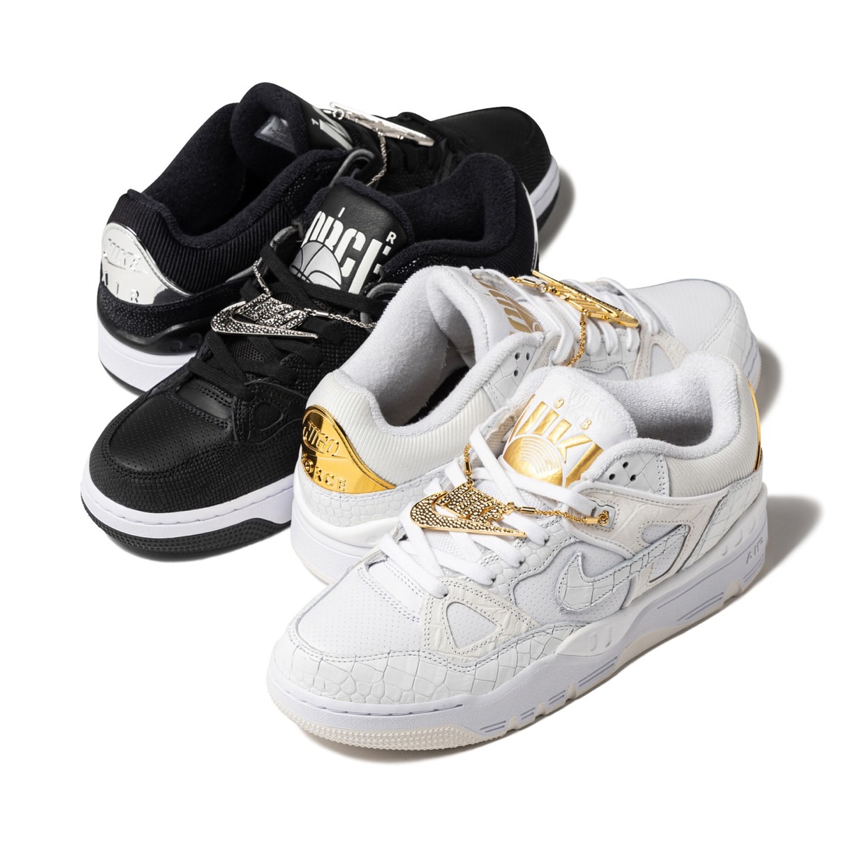 NIGO x Nike Air Force 3 Low SP “White Gold” & “Black Silver”が国内4月19日／4月 ...